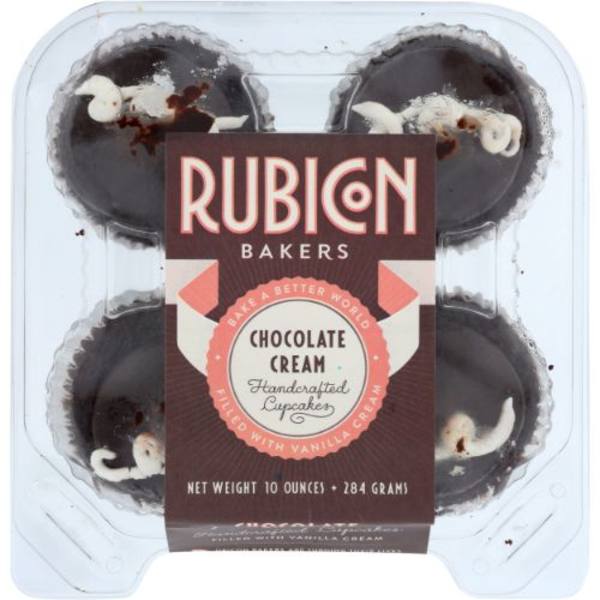 Rubicon Chocolate Cream Cupcakes 4 Pack Same-Day Delivery or Pickup ...