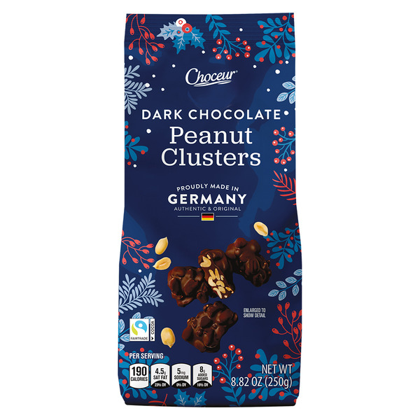 Choceur Dark Chocolate Covered Peanut Clusters Same-Day Delivery or ...