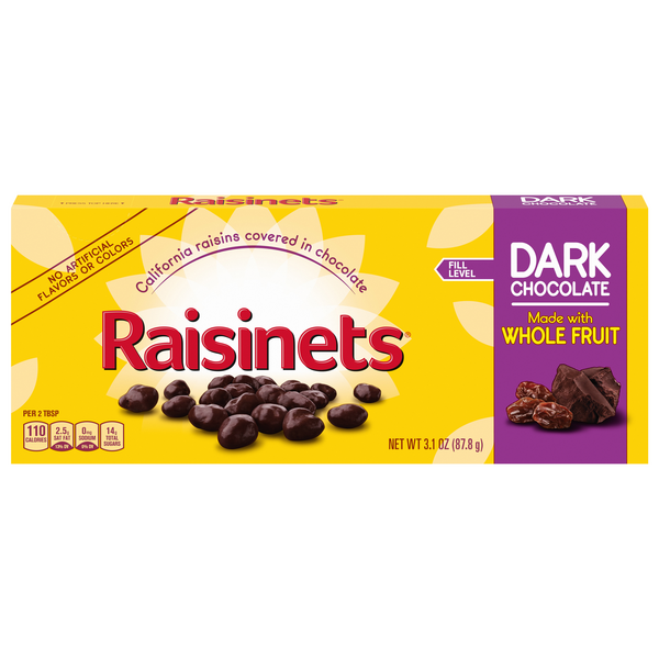 Food Lion Raisinets Dark Chocolate Covered California Raisins, Movie ...