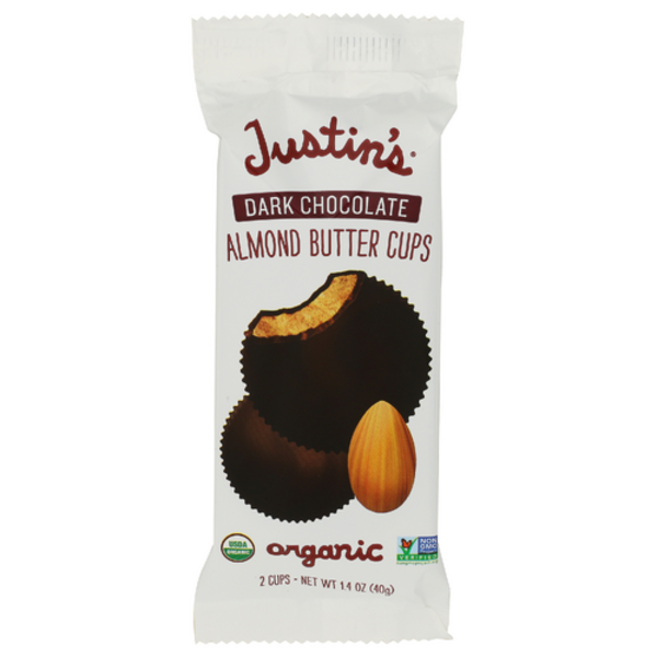 Justin's Organic Dark Chocolate Almond Butter Cups Same-Day Delivery or ...