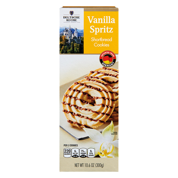 ALDI Deutsche Küche Vanilla Spritz Shortbread Cookies Same-Day Delivery ...