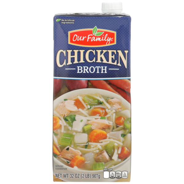 Our Family Chicken Broth (32 oz) - Instacart