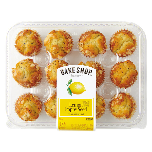 Bake Shop Lemon Poppy Seed Muffins Same-Day Delivery or Pickup | ALDI