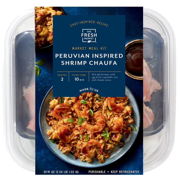 The Fresh Market Peruvian Inspired Shrimp Chaufa Market Meal Kit Same ...