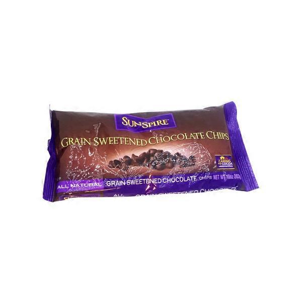SunSpire Chocolate Chips, Grain Sweetened (10 oz) - Instacart