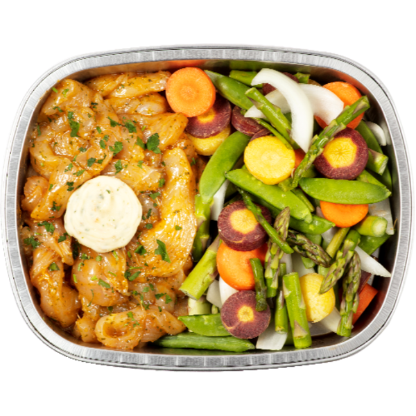 Sprouts Farmers Market Citrus Chicken With Spring Vegetables Saute Meal ...