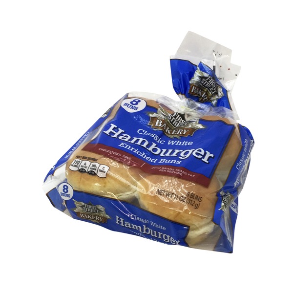 First Street Hamburger Buns (8 ct) - Instacart
