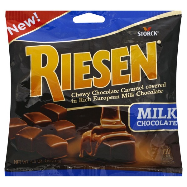 Riesen Chocolate Caramel, Milk Chocolate (5.5 oz) - Instacart
