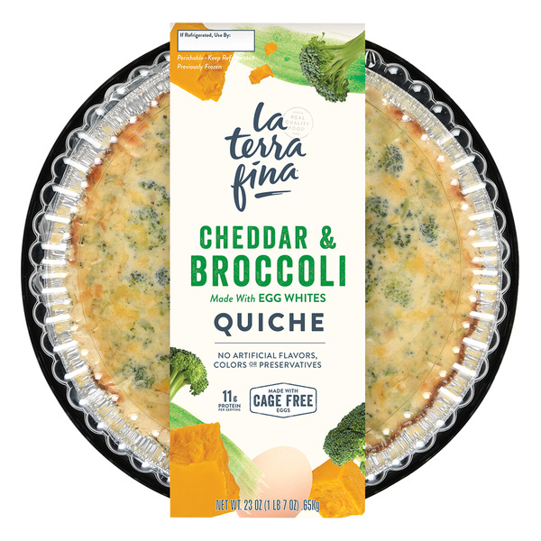 La Terra Fina Cheesy Broccoli Quiche Same-Day Delivery or Pickup | ALDI