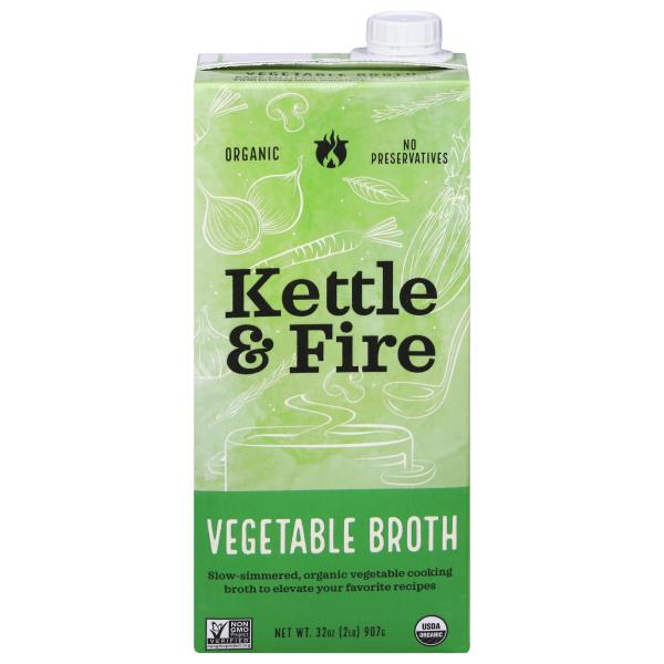Kettle & Fire Organic Vegetable Broth Same-Day Delivery or Pickup | Publix
