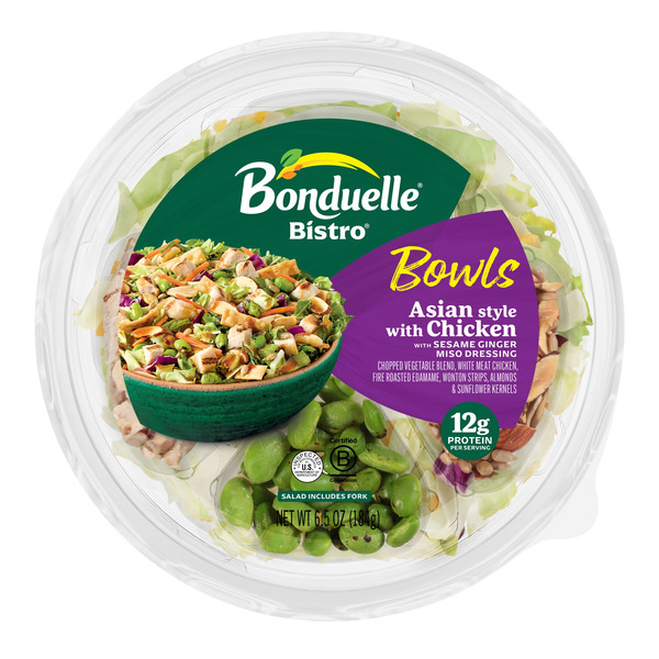 Safeway Bonduelle Bistro Asian Style w/ Chicken Salad Bowl w/ Sesame ...
