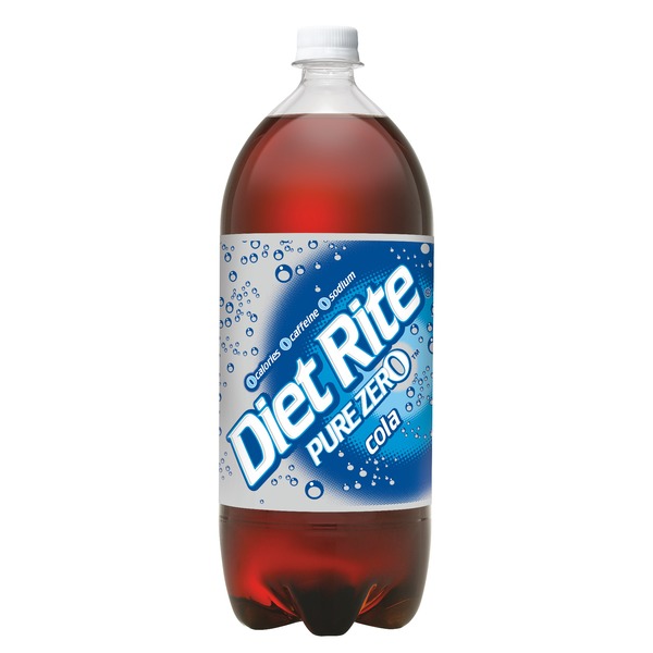 Diet Rite Pure Zero Cola (2 L) - Instacart