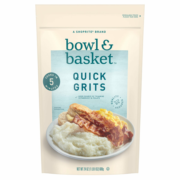 ShopRite Bowl & Basket Quick Grits Same-Day Delivery | Instacart