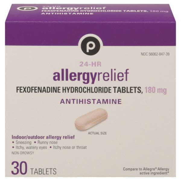 Publix Allergy Relief, 24-HR, Tablets Same-Day Delivery or Pickup | Publix
