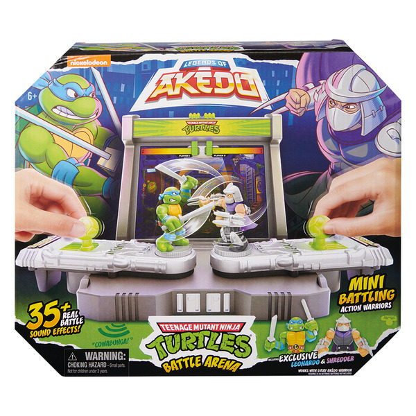 ALDI Moose Toys Akedo Teenage Mutant Ninja Turtles Battle Arena Playset ...