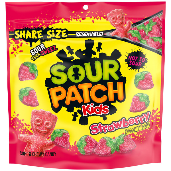 SOUR PATCH KIDS Strawberry Soft & Chewy Candy 12 oz Same-Day Delivery ...