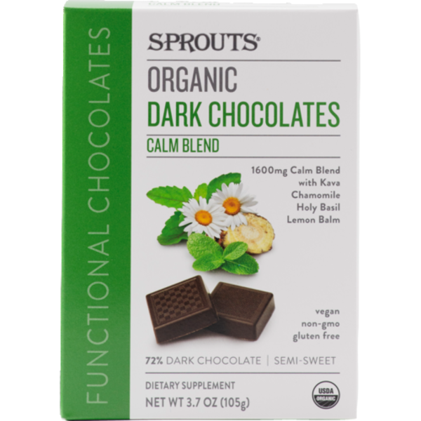 Sprouts Organic Calm Blend Dark Chocolates Same-Day Delivery or Pickup ...