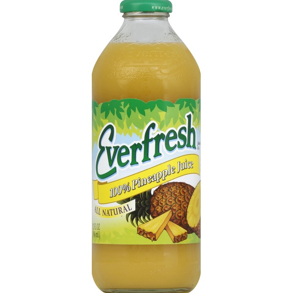 Everfresh 100% Juice, Pineapple (32 oz) - Instacart