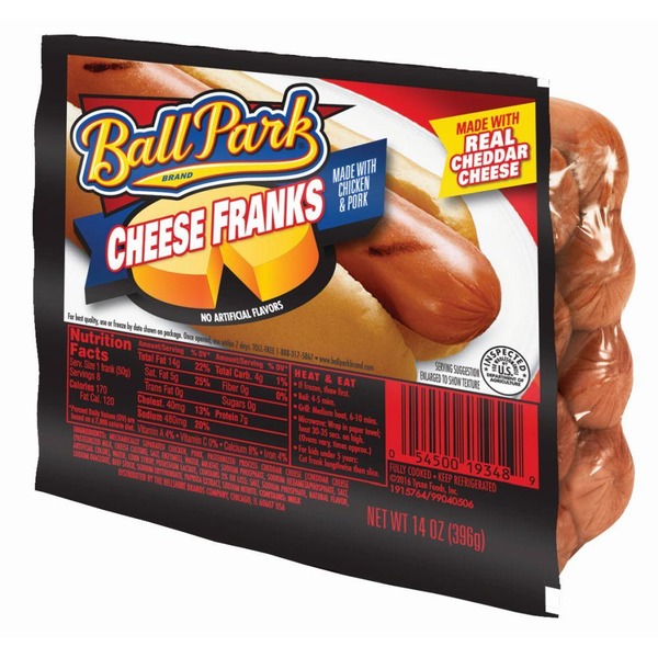 Ballpark Cheese Franks Nutrition – Besto Blog