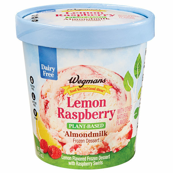 Wegmans Wegmans Lemon Raspberry Flavored Plant-based Almondmilk Frozen ...