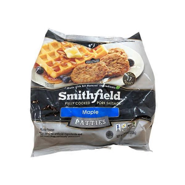 Smithfield Maple Sausage Patty (24 oz) - Instacart