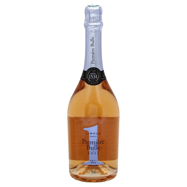 Premiere Bulle Sparkling Wine, Rose, Brut, 2014 (750 ml) - Instacart