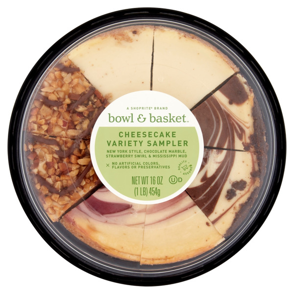 ShopRite Bowl & Basket Variety Sampler Cheesecake Same-Day Delivery ...