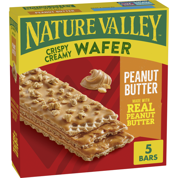 Nature Valley Whole Grain Peanut Butter Wafer Bars Granola Snacks Same ...