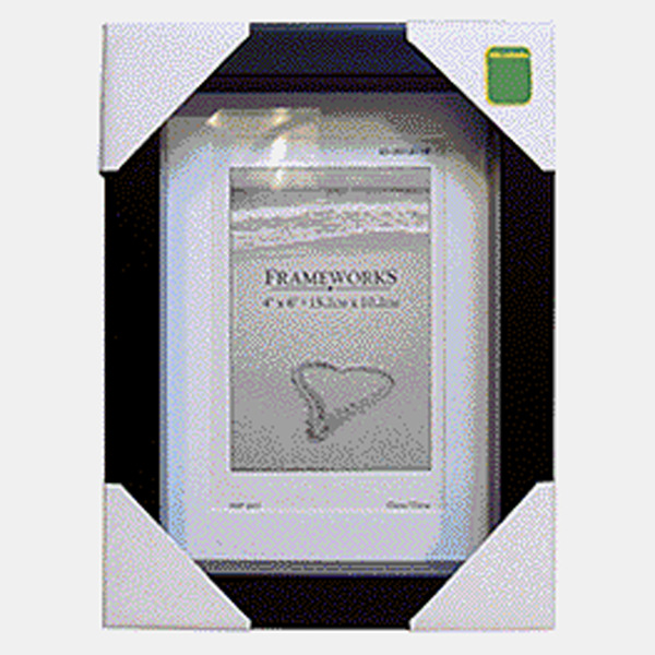 Frameworks 4'' x 6'' Assorted Colours Plastic Photo Frame With Matting ...