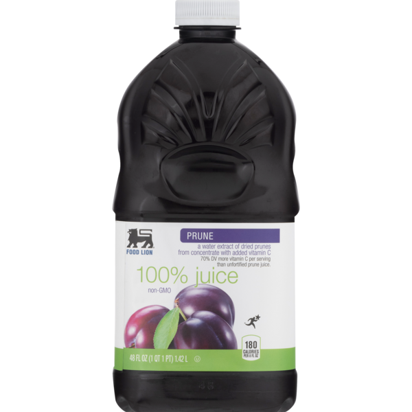Food Lion 100% Juice, Prune, Bottle (48 fl oz) - Instacart