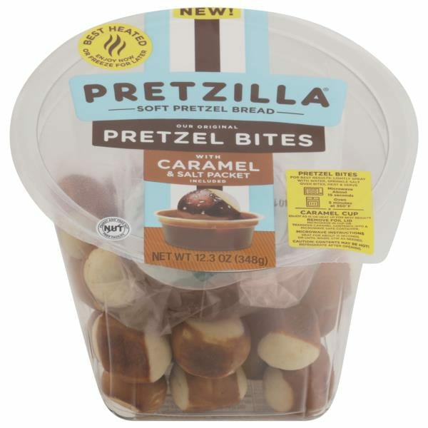 Pretzilla Pretzel Bites, with Caramel & Salt Packet Same-Day Delivery ...