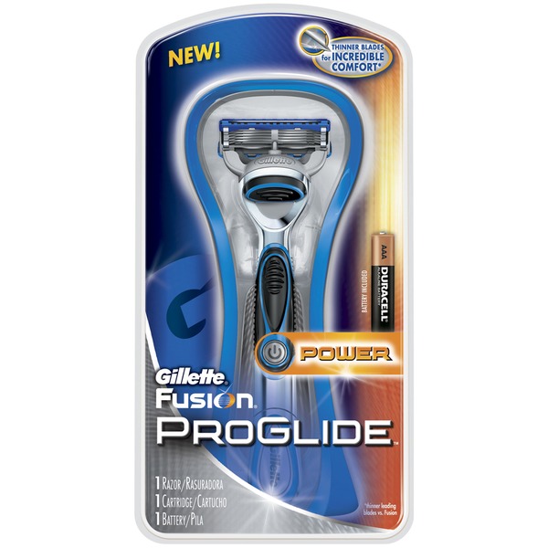 Gillette Fusion ProGlide Power Men's Razor Handle with Razor Blade ...
