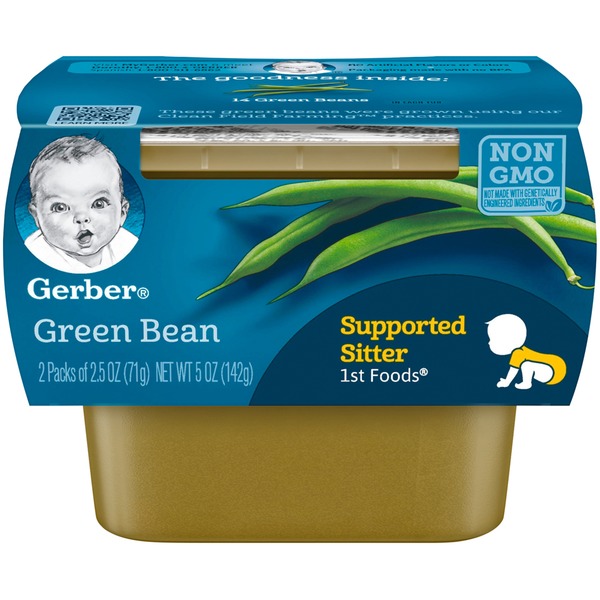 Gerber 1st Foods Green Beans Purees-Vegetable (2.5 oz) - Instacart