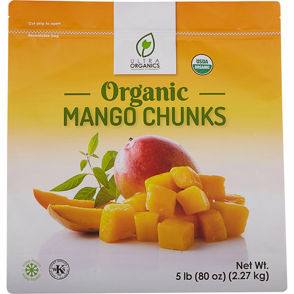 Ultra Organics Organic Mango Chunks, 5 lbs Same-Day Delivery | Costco