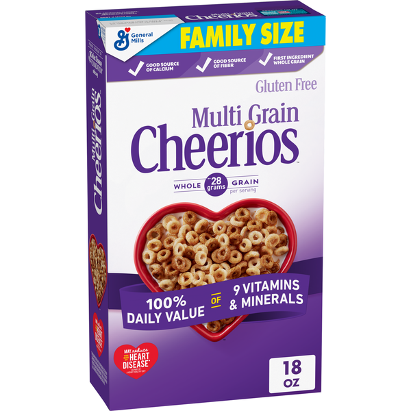 General Mills Multi Grain Cheerios Family Size Cereal Same-Day Delivery ...