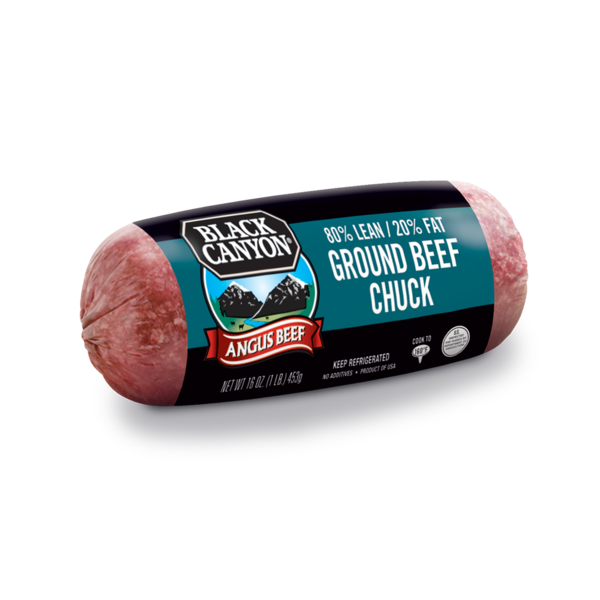 Black Canyon Angus Beef 80% Lean / 20% Fat, Ground Beef Chuck Same-Day ...