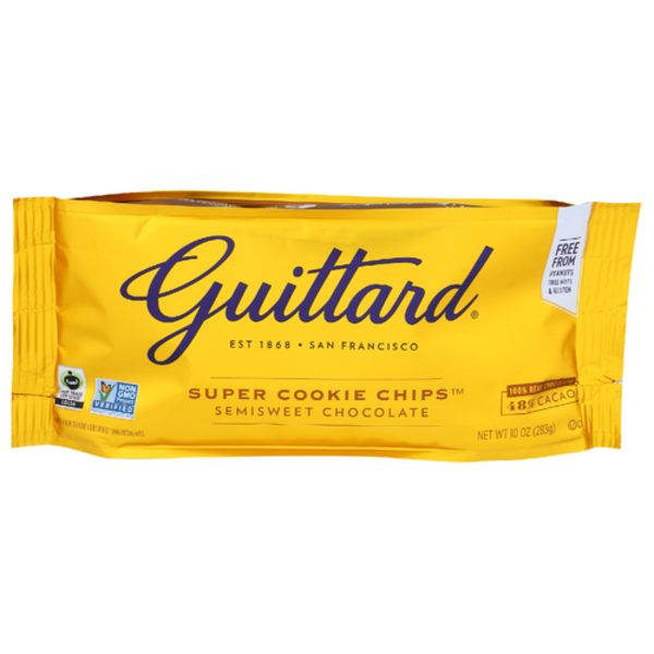 Guittard Baking Chips, Semisweet Chocolate, Super Cookie Chips, 48% ...