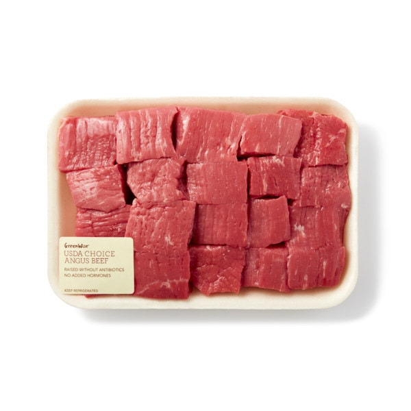 GreenWise USDA Choice Beef Antibiotic Free Angus Beef Round Cubes Same-Day Delivery or Pickup ...