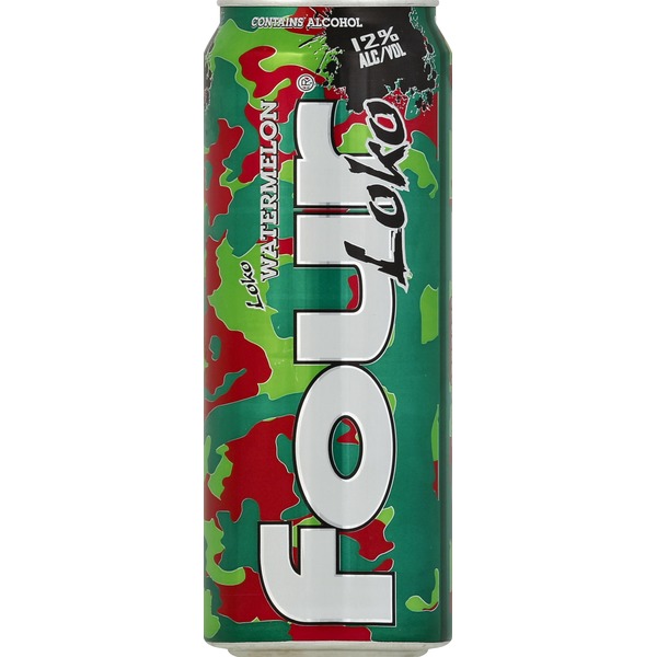 Four Loko Malt Beverage, Watermelon (23.5 oz) - Instacart
