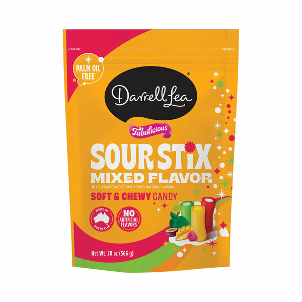 Darrell Lea Fabulicious Sour Stix Same-Day Delivery | Costco