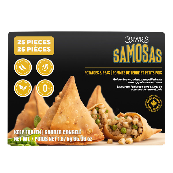 Brar’s Potatoes & Peas Vegetable Samosas Same-Day Delivery | Costco