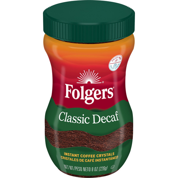 Safeway Folgers Classic Decaf Instant Coffee Same-Day Delivery or ...