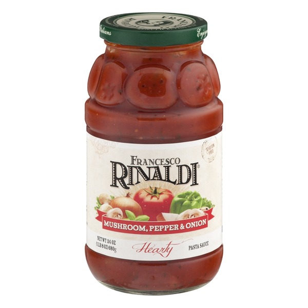 Francesco Rinaldi Mushroom, Pepper & Onion Hearty Pasta Sauce (24 oz ...