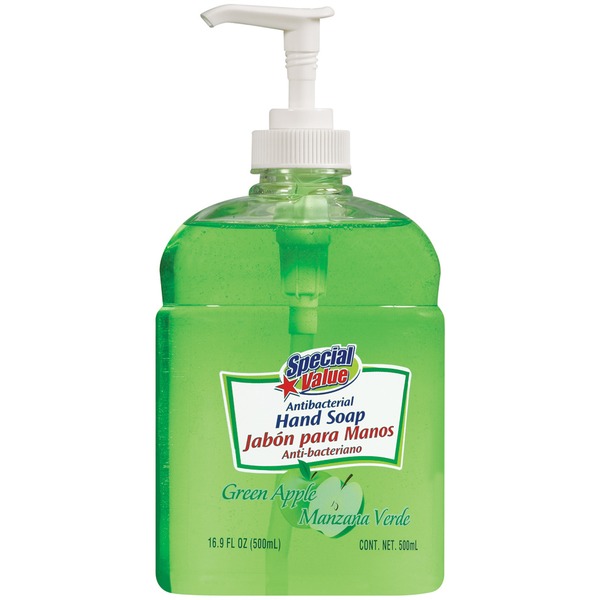 Special Value Antibacterial Green Apple Hand Soap (16.9 fl oz) - Instacart