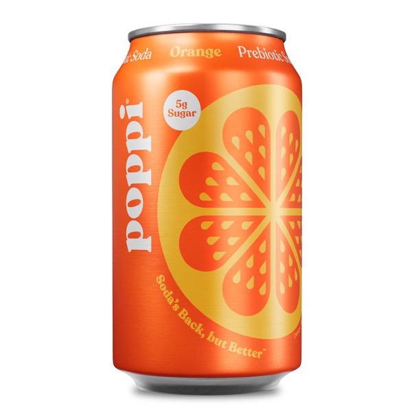 Kroger Poppi Prebiotic Soda, Orange Same-Day Delivery or Pickup | Instacart