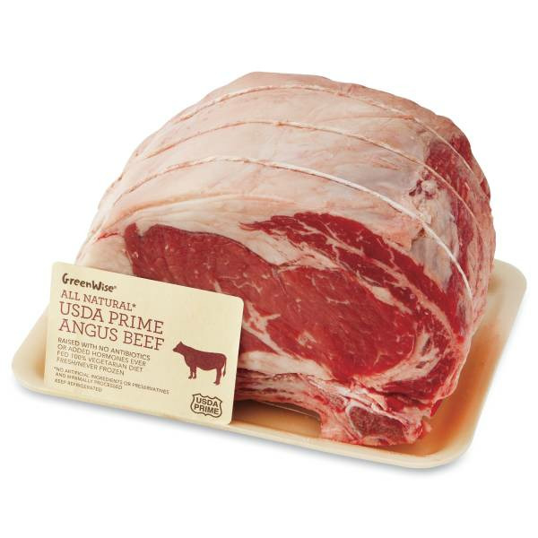 Publix GreenWise USDA Choice Beef Raised Without Antibiotics Angus Standing Rib Roast Same-Day ...