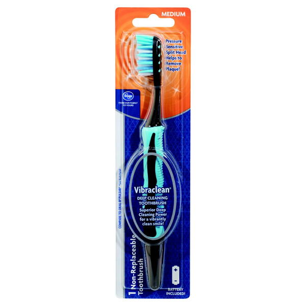 Kroger Kroger Vibraclean Medium Toothbrush Same-Day Delivery or Pickup ...