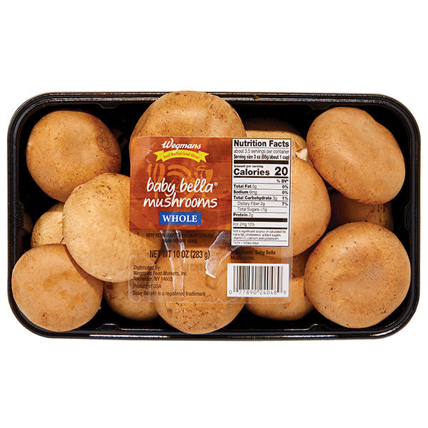 Wegmans Wegmans Food You Feel Good About Whole Baby Bella Mushrooms ...