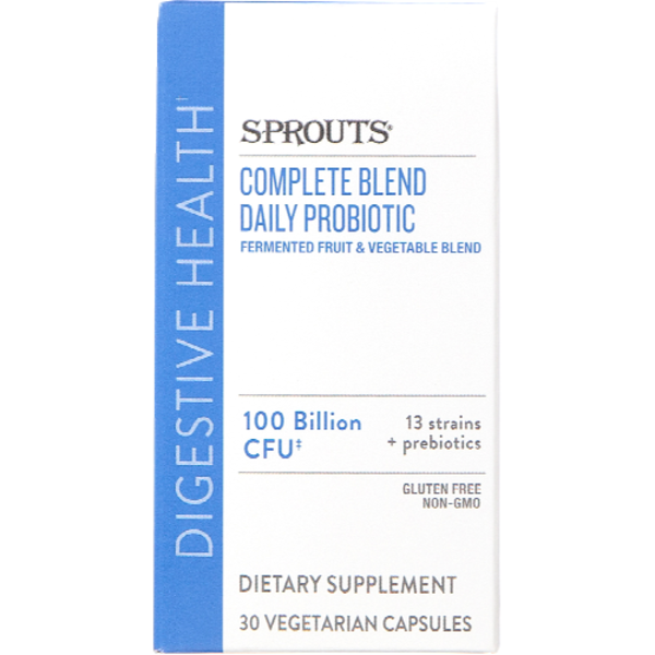 Sprouts Complete Blend 100 Billion CFU Daily Probiotic Fermented Fruit ...
