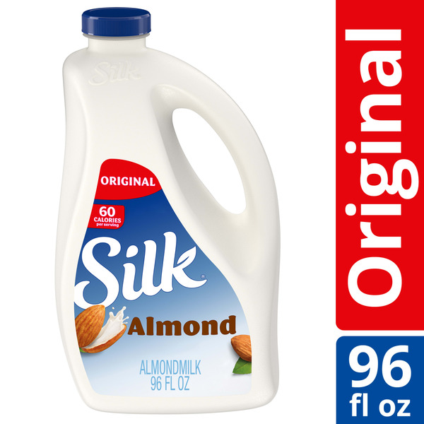 ShopRite Silk Almond Milk, Original, Dairy Free, Gluten Free, Seriously ...